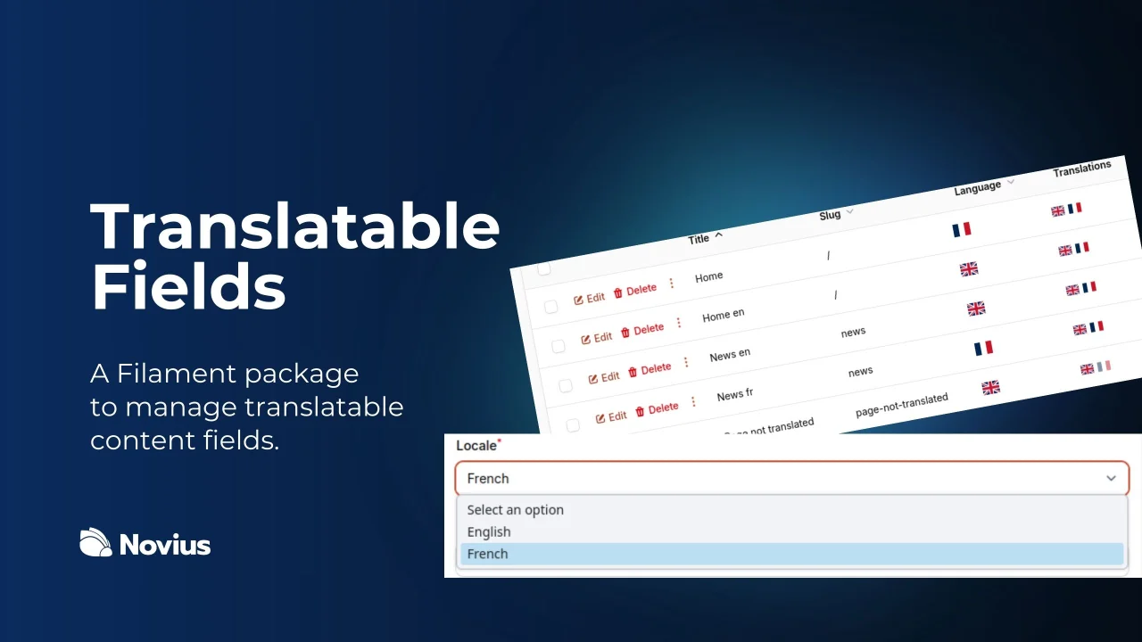 Translatable - Filament